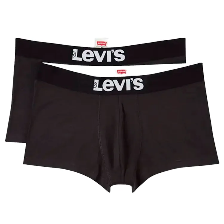 Трусы Levi's Solid Basic Trunk 2 Pack, 37149-0196 купить в Перми в интернет-магазине FRIDAY